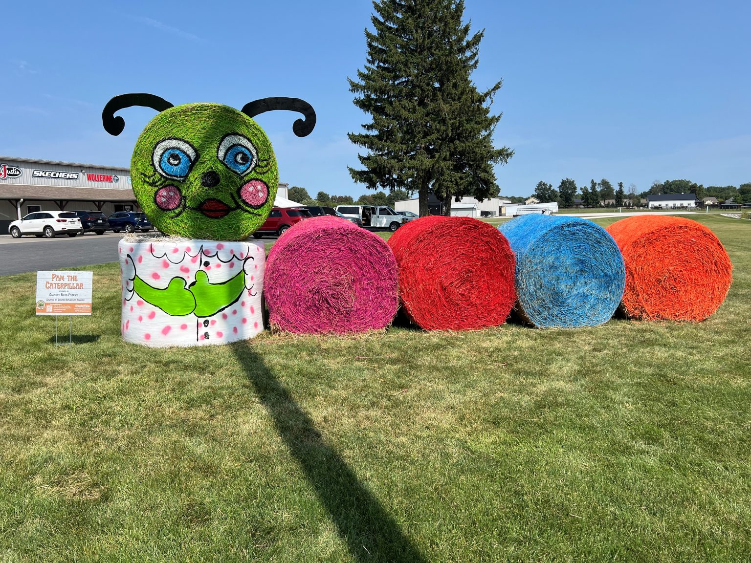 Straw Bale Art | Visit Shipshewana